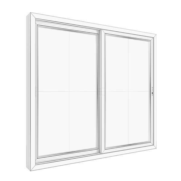 Sliding Window v1 - 3D Model (3dlab.bg)
